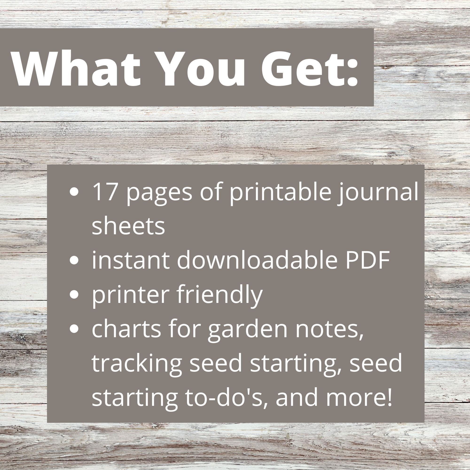 Pioneer Printable garden journal seed starting (2) - The Pioneer Chicks