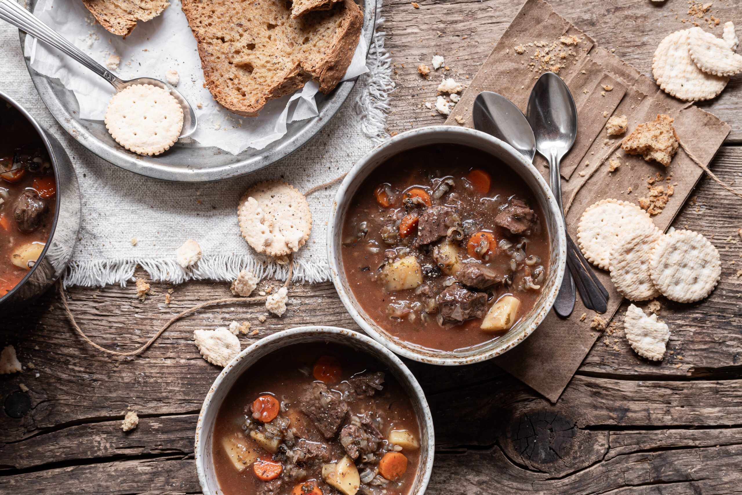 Venison and Wild Rice Soup (gluten-free) - The Pioneer Chicks